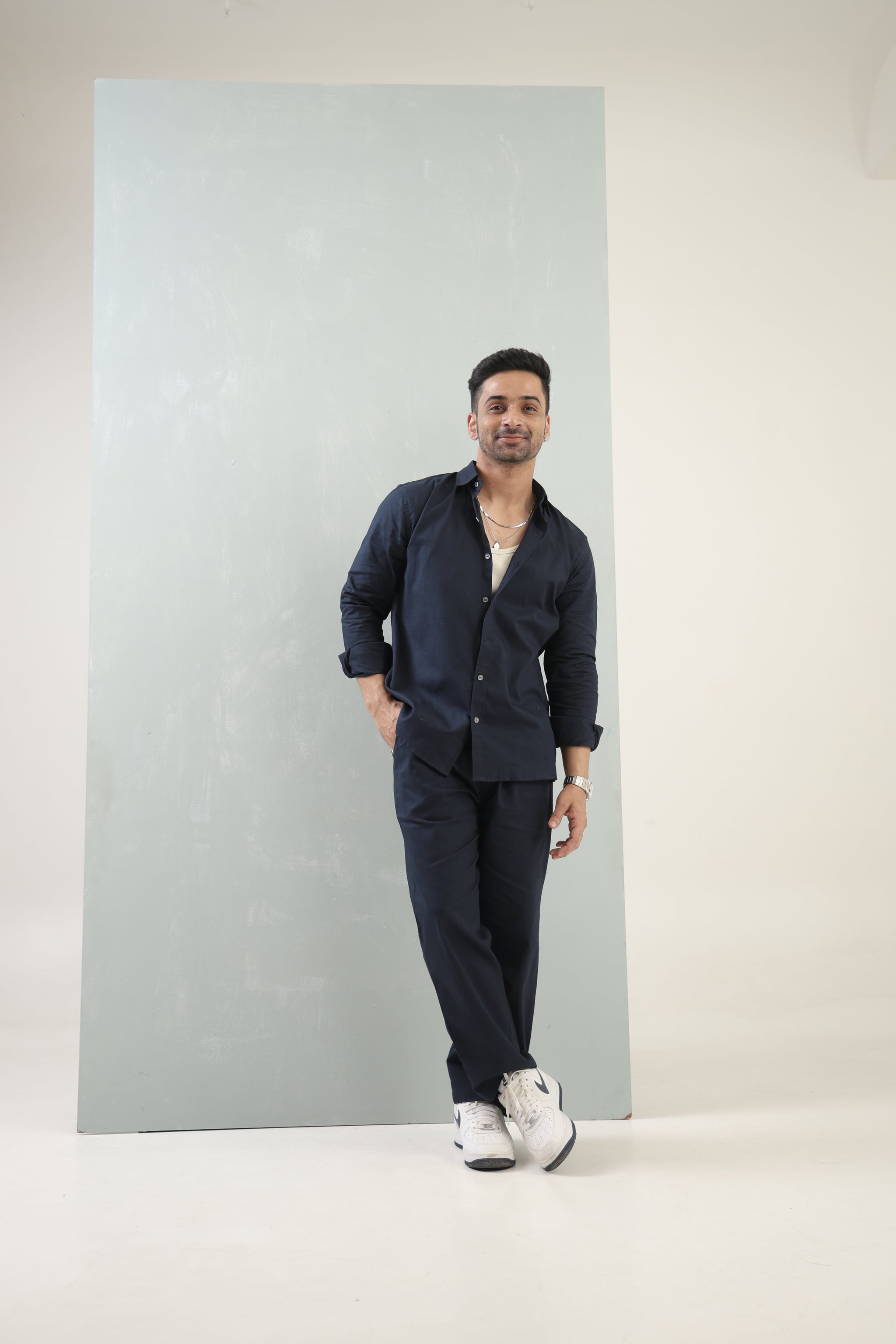 Mens Midnight Blue Signature Co-Ord Set